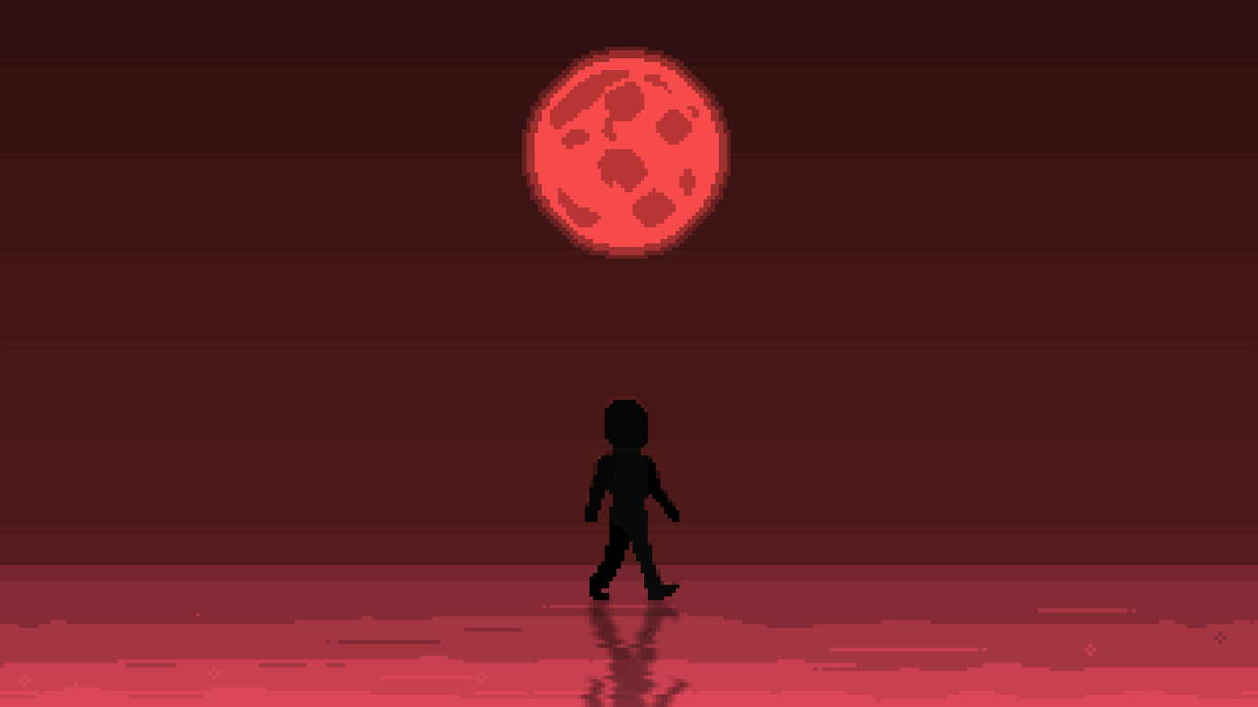 Pixilart - Blood Moon by PsyOnyx