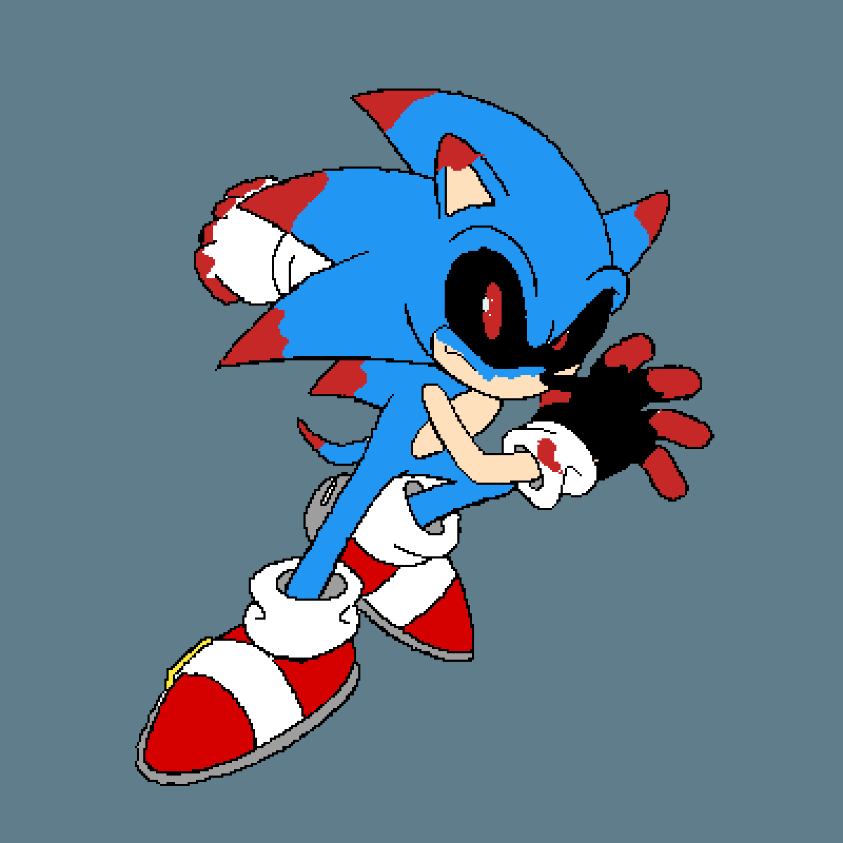 Pixilart - sonic the heck by among-us-isaac