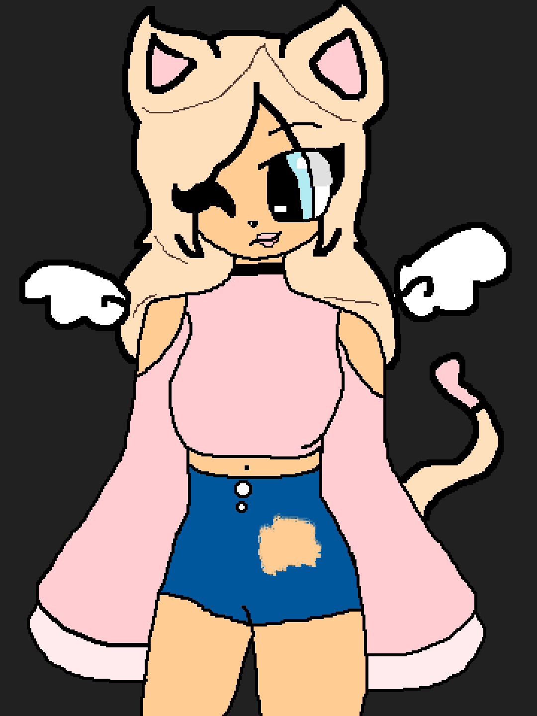 Editing Cat angel - Free online pixel art drawing tool - Pixilart