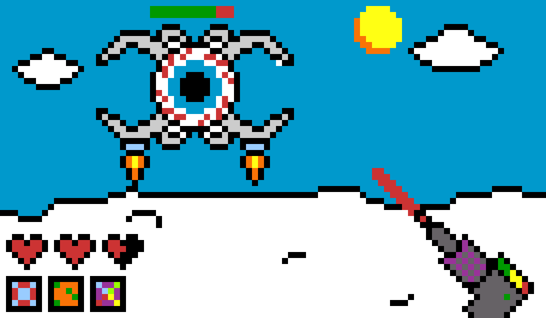 Editing boss fight!!! - Free online pixel art drawing tool - Pixilart