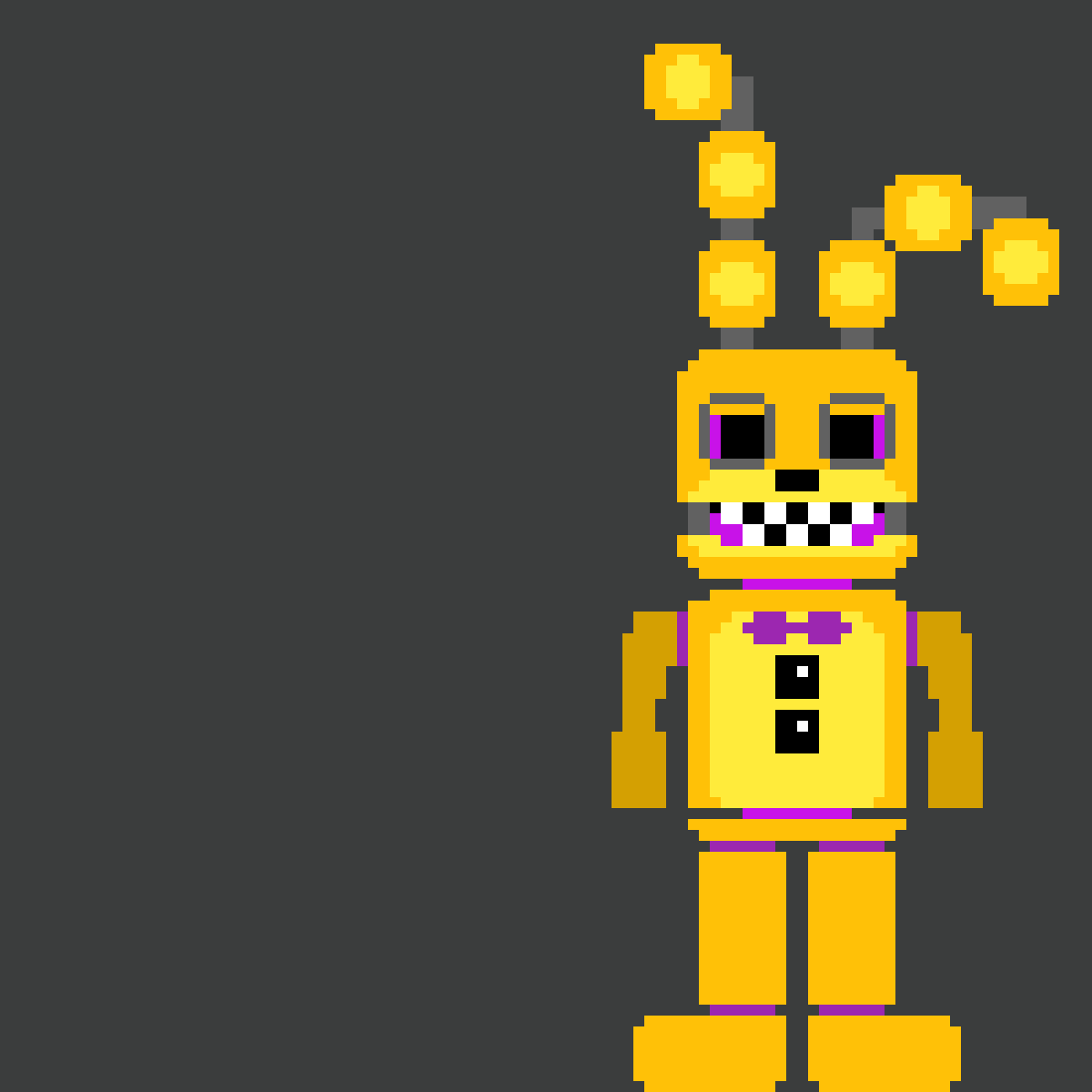 Pixilart - more spring bonnies the better? (front facing) by Veccour