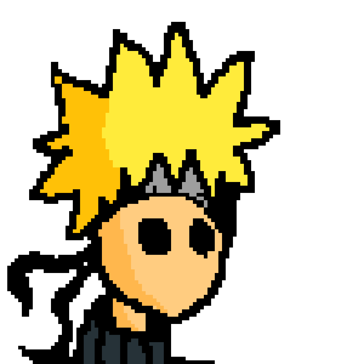 Editing Naruto Sprite - Free online pixel art drawing tool - Pixilart