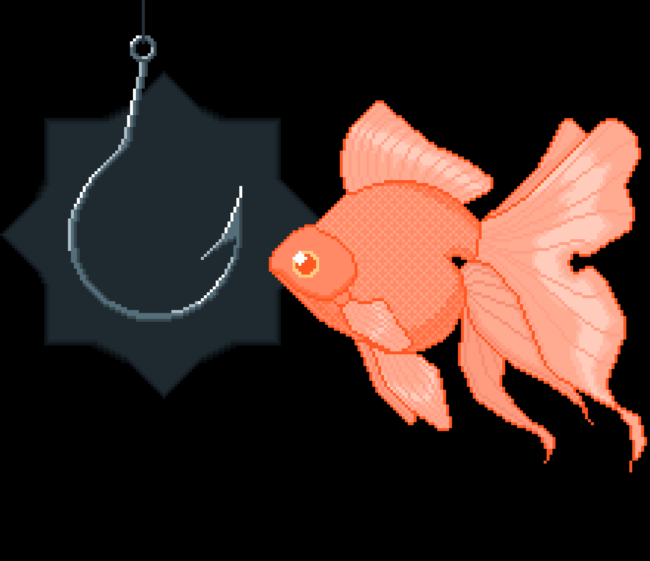 Pixilart - hypnotizing hook by alinpyrus