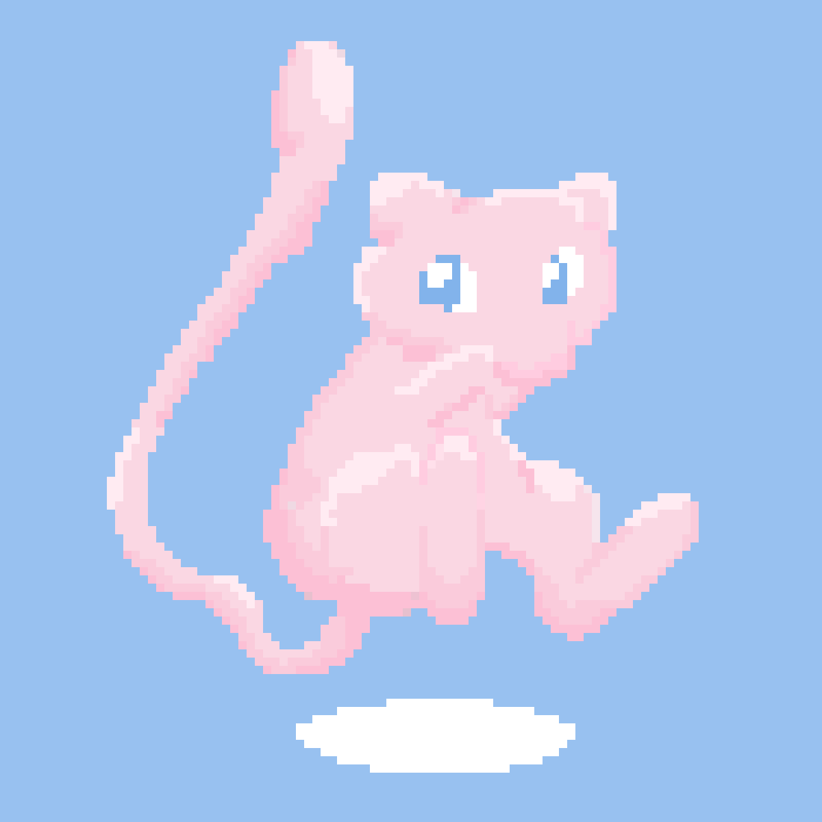 Pixilart - mew by spotlight-uh