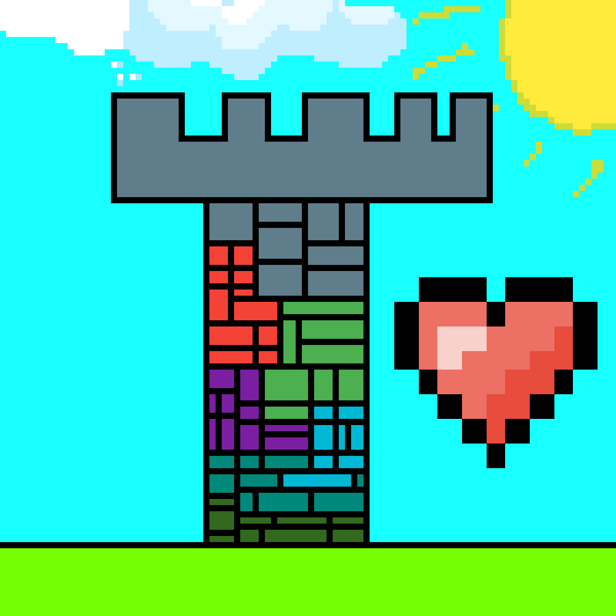 Editing Tower - Free online pixel art drawing tool - Pixilart