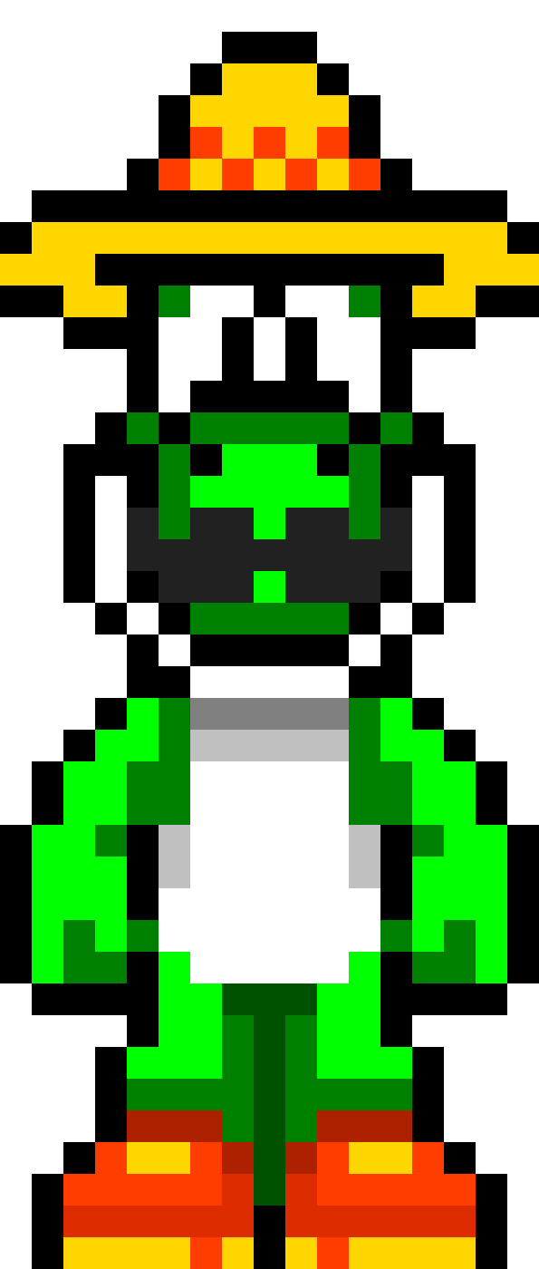 Pixilart - Mexican yoshi by RyanNotHere