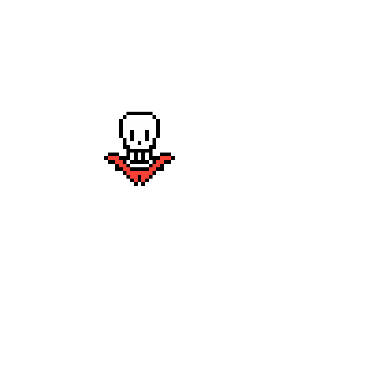 Pixilart - papyrus head by SansGuyGaming