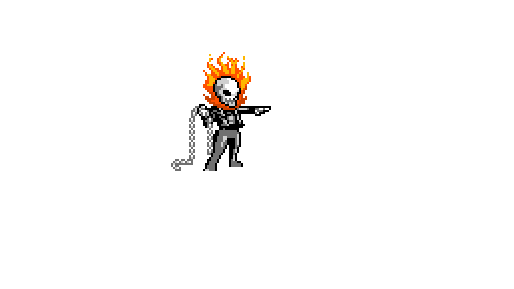 Pixilart - Ghost Rider by pixel-guy01
