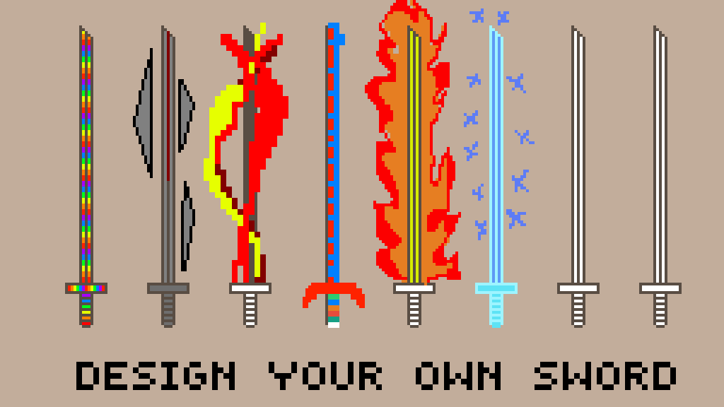 Pixilart - color the sword!! by Bellathebean