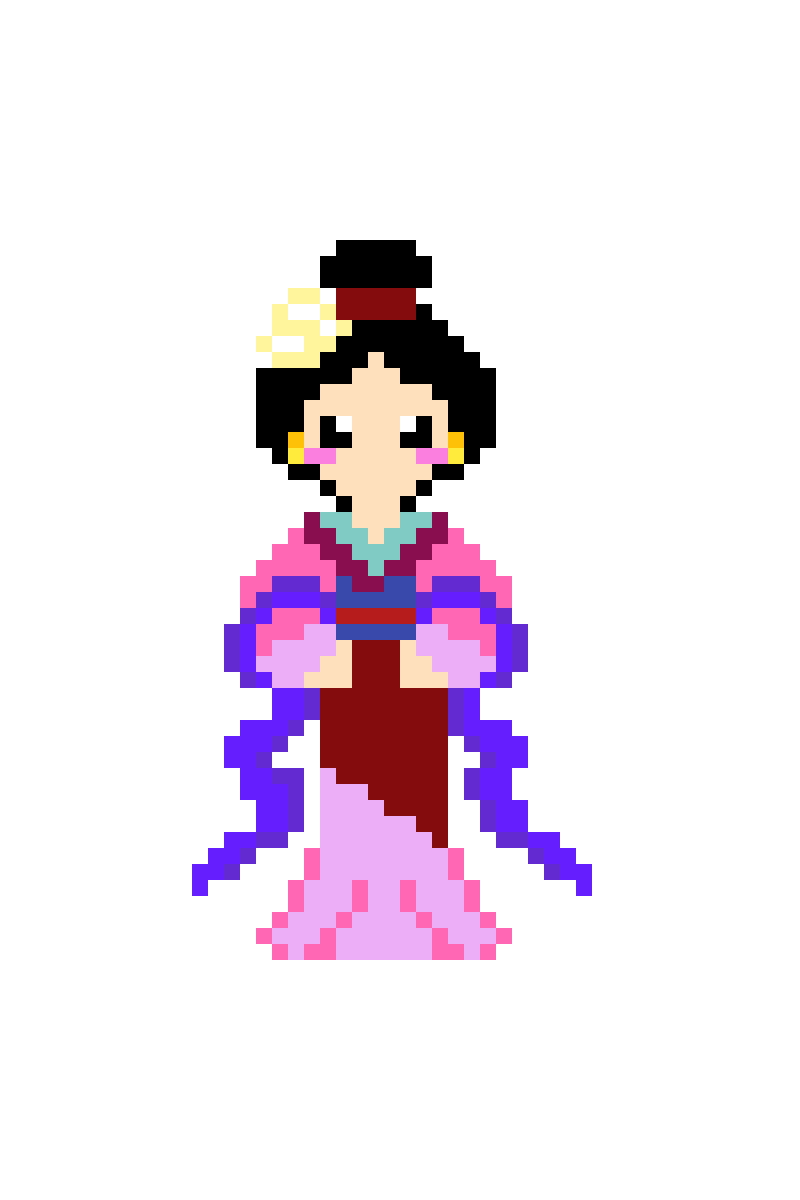 Pixilart - MULAN by Pixelart4U