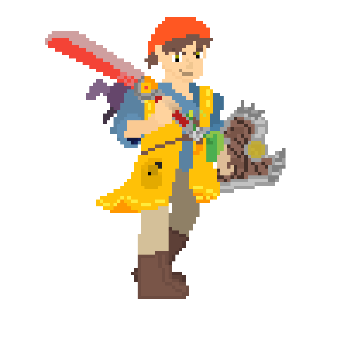 Pixilart - Hero SSBU Render by Kirbosmith