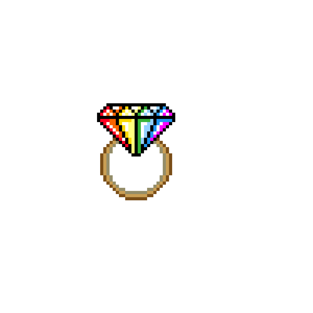 Pixilart - The rainbow ring by NathanJeff