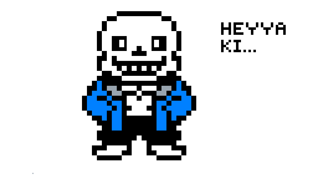 Pixilart - sans dead by Awesomeness202