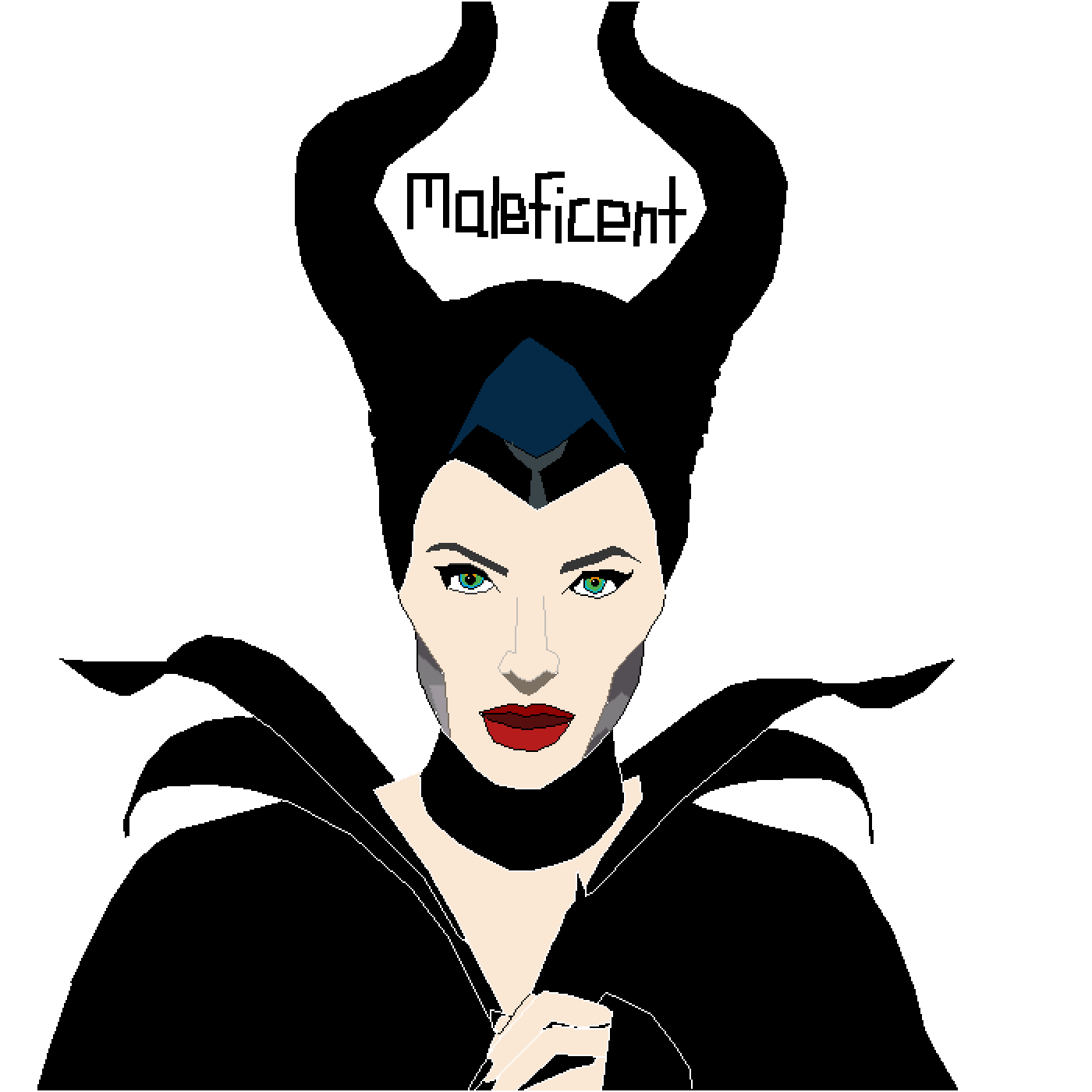 Pixilart - Maleficent by wicked-flame