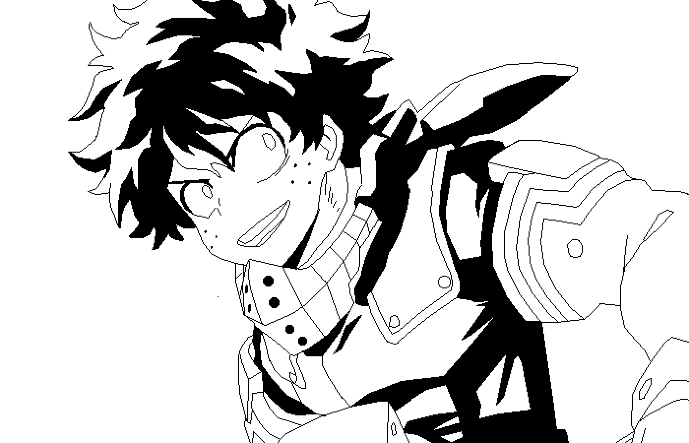 Pixilart - Deku Base by Sirpeanut3