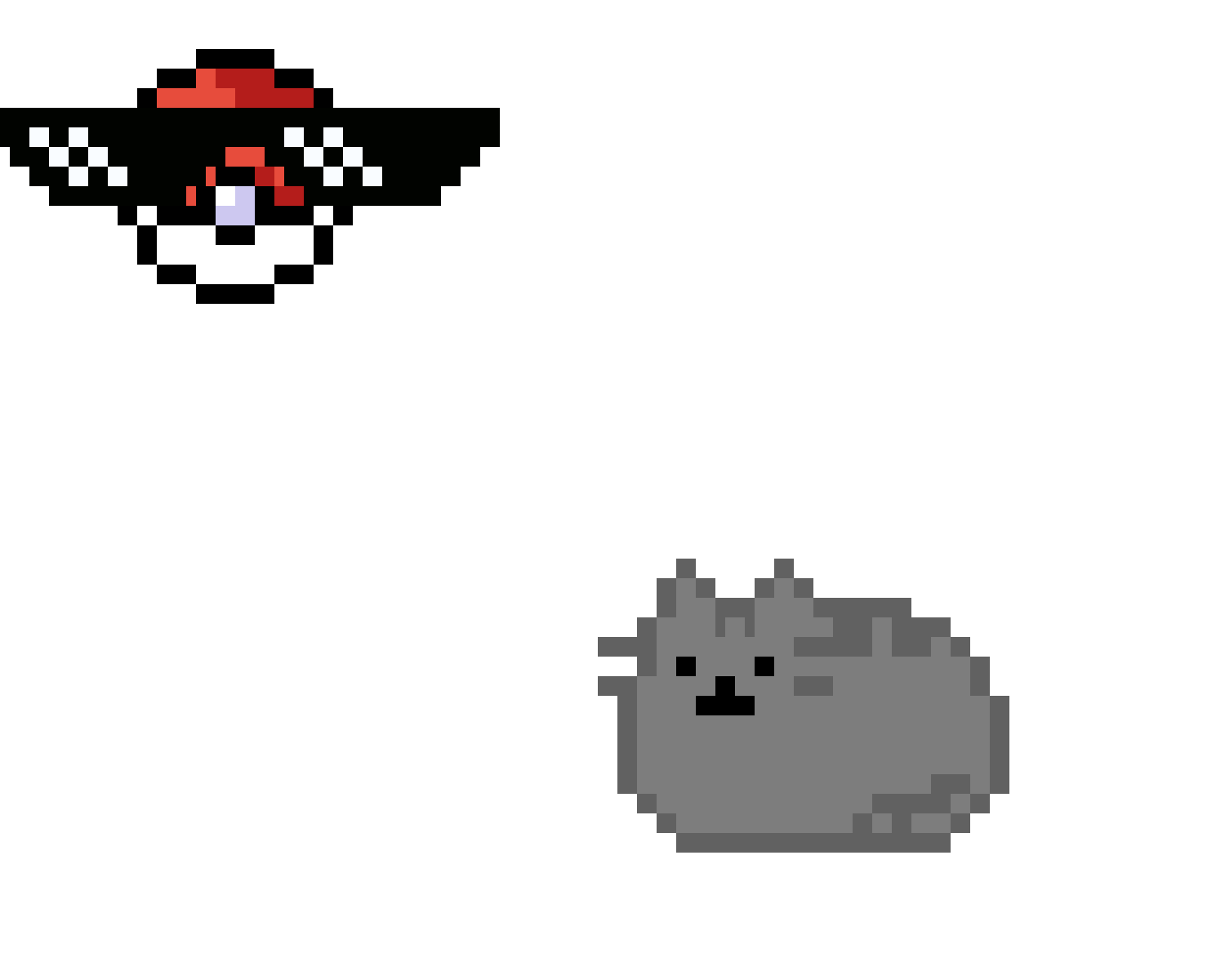 Pixilart - Poke ball coming to a cat by Sonic-the-blue