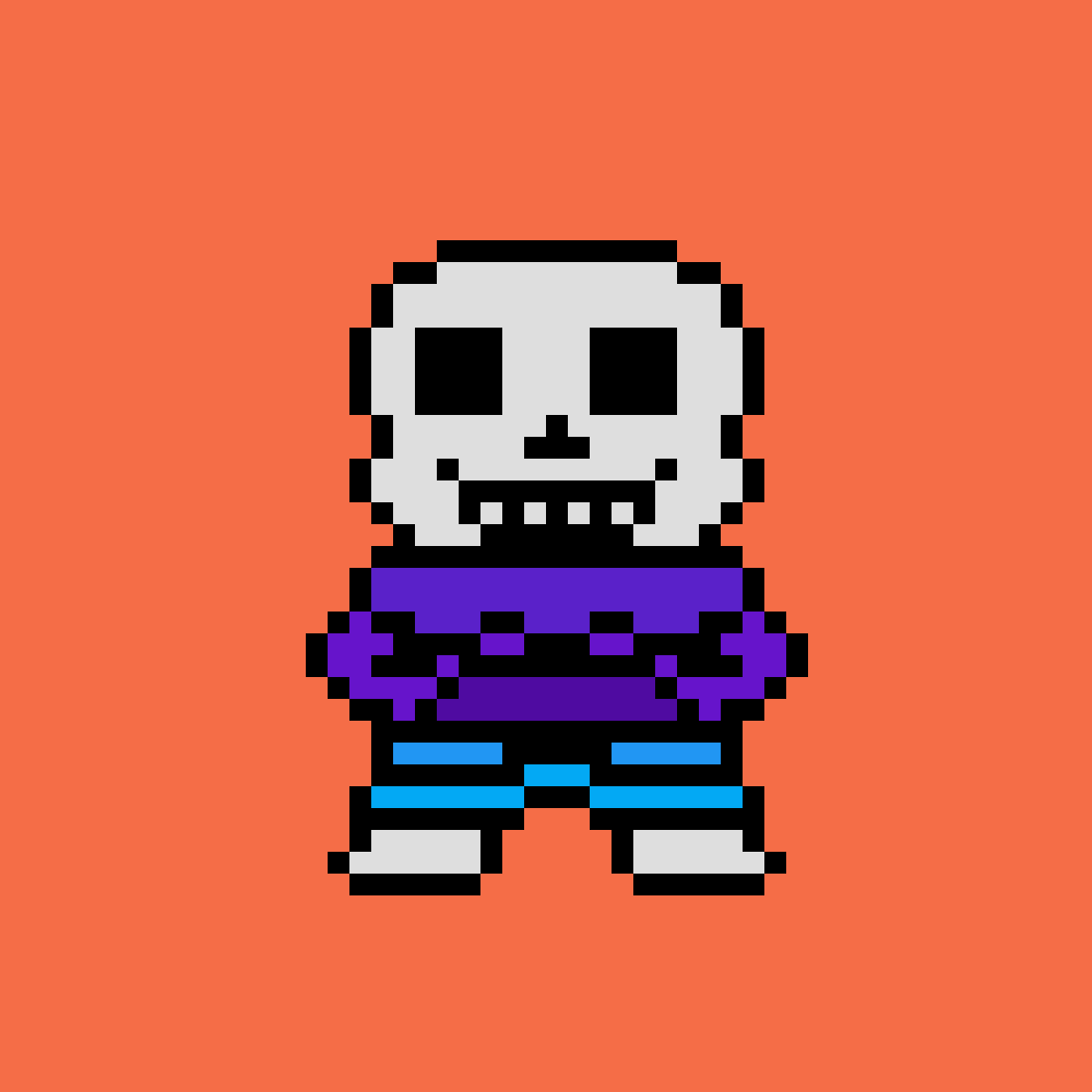Pixilart - Sans Winking by Mitsukuni