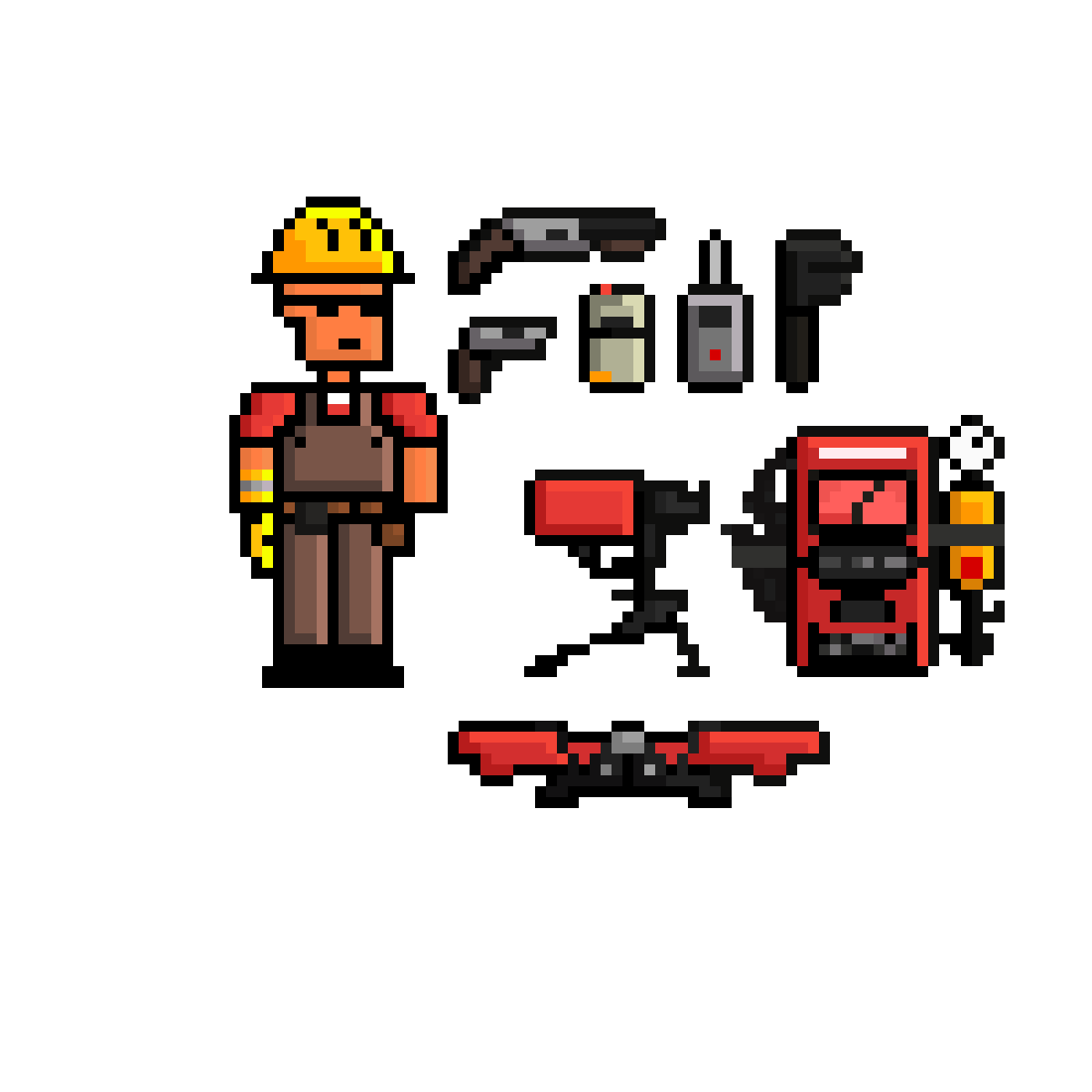 Pixilart - Engineer's Loadout! by GenericPixel