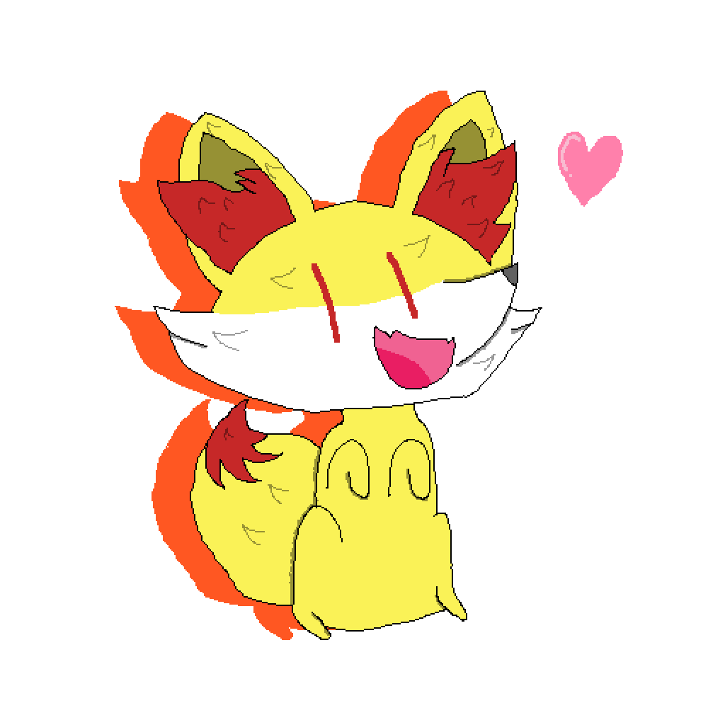 Pixilart - Fennekin by StarfruitSorbet