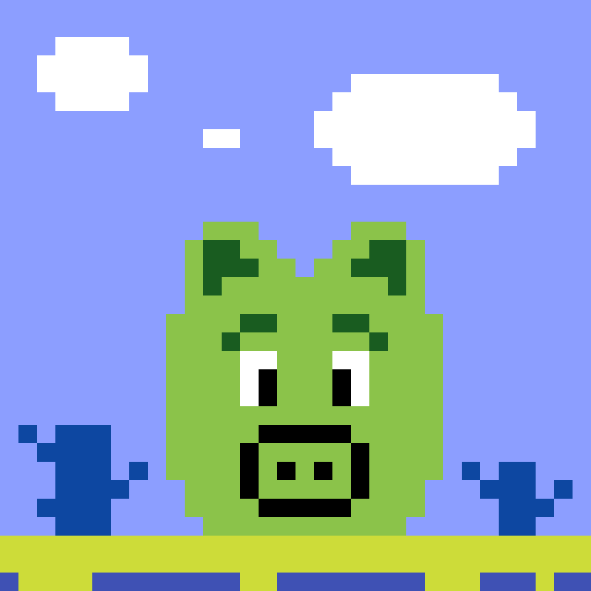 Editing Angry Birds pig - Free online pixel art drawing tool - Pixilart