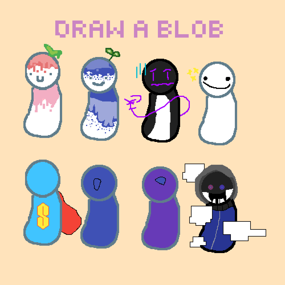 Pixilart - Draw a blob by BrokenGlitch