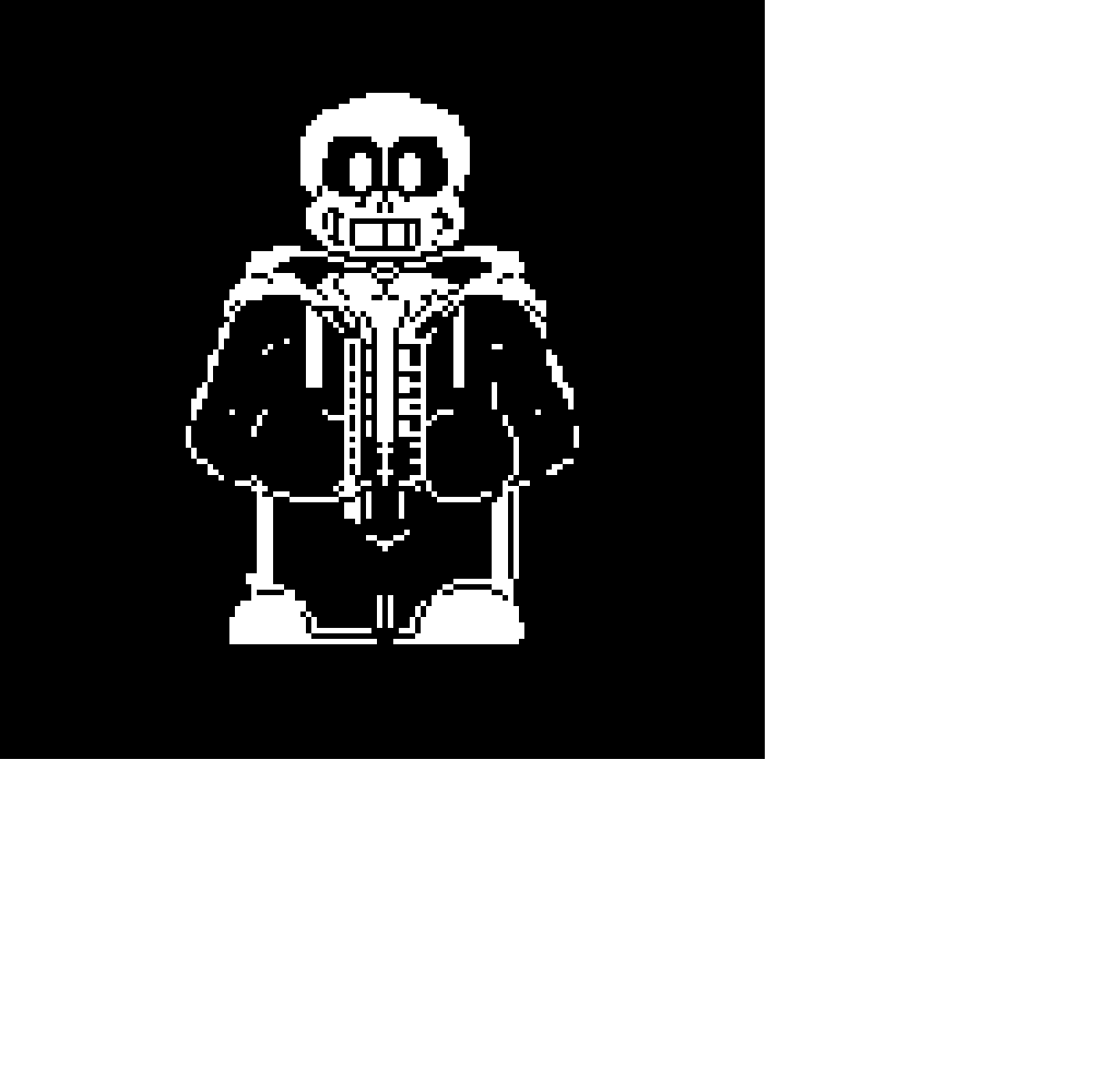 Editing make a sans - Free online pixel art drawing tool - Pixilart