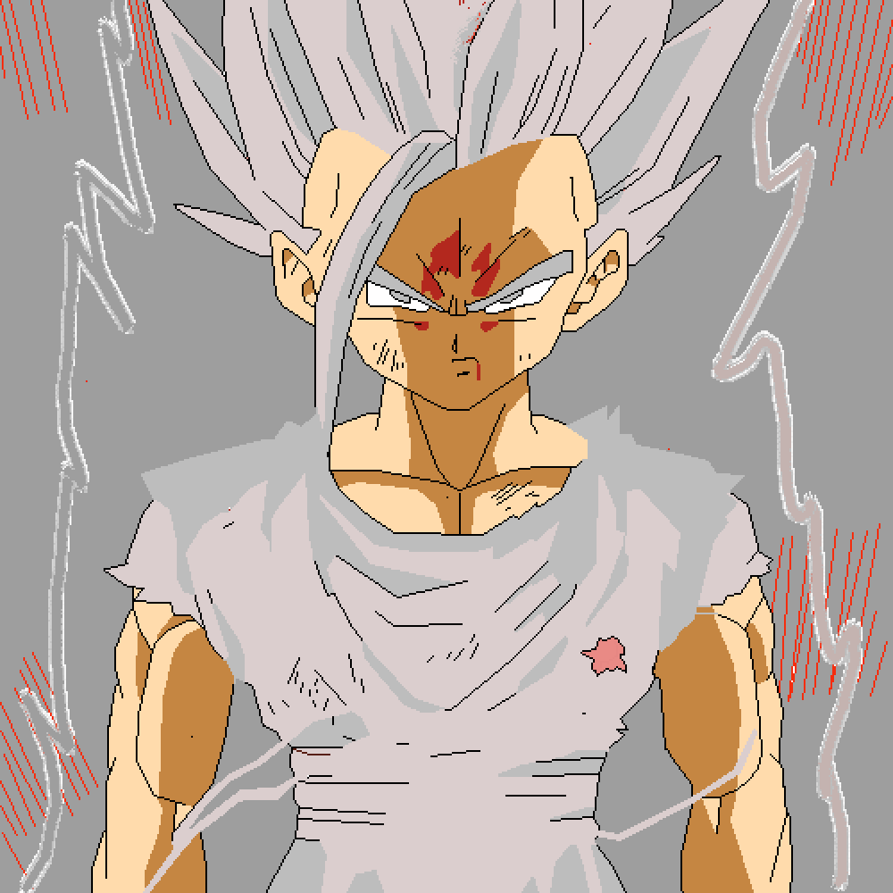 Pixilart - gohan final form by Art-Reaper