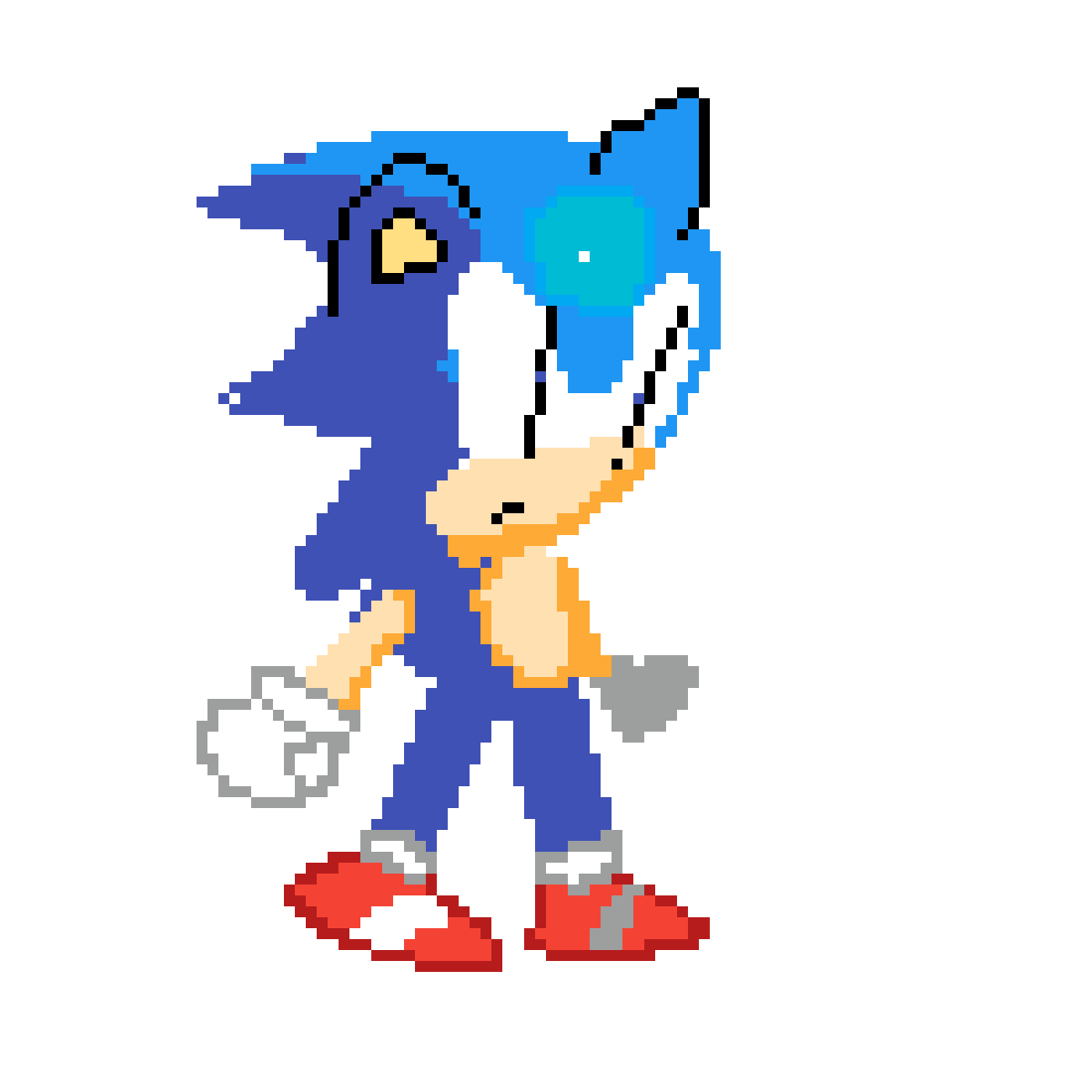 Pixilart - sonic walk by RafaStudios2024