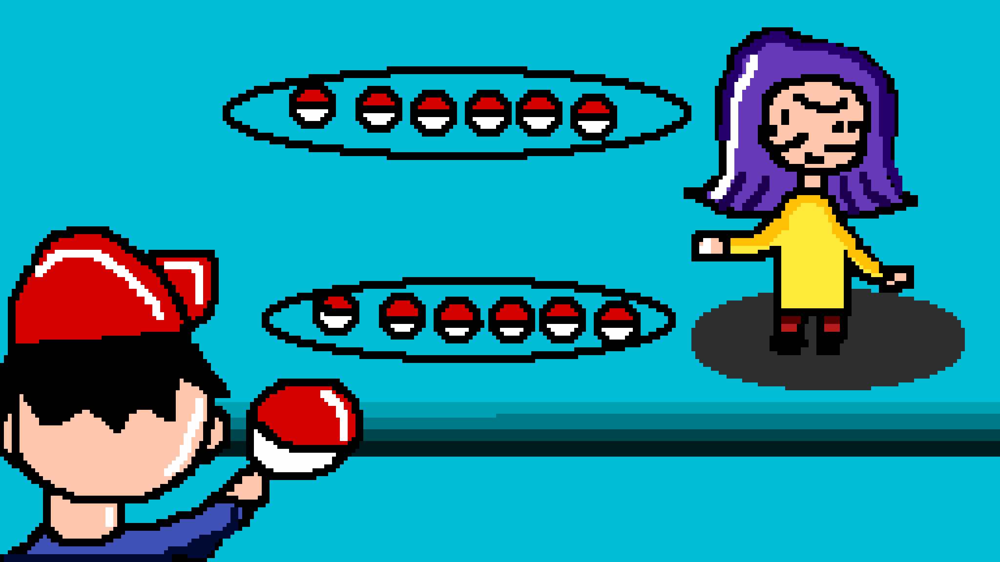 Pixilart - Pokemon Battle Scene by ImaFlareon