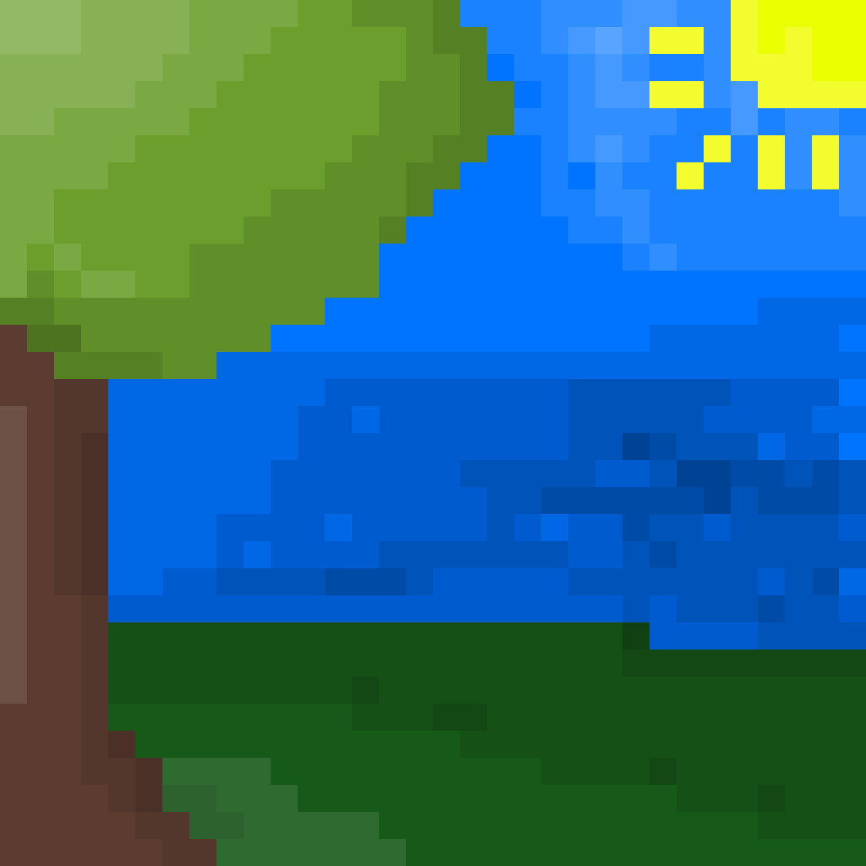 Pixilart - Pixel Grassland by heartofawizard