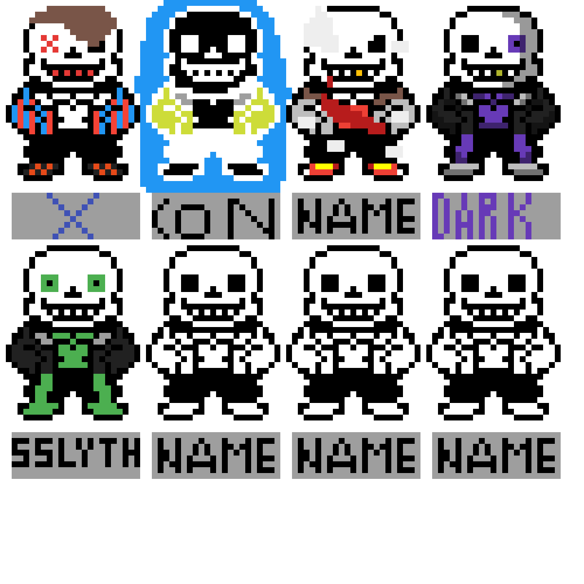 Pixilart - Make your own sans by TheMagicSslyth