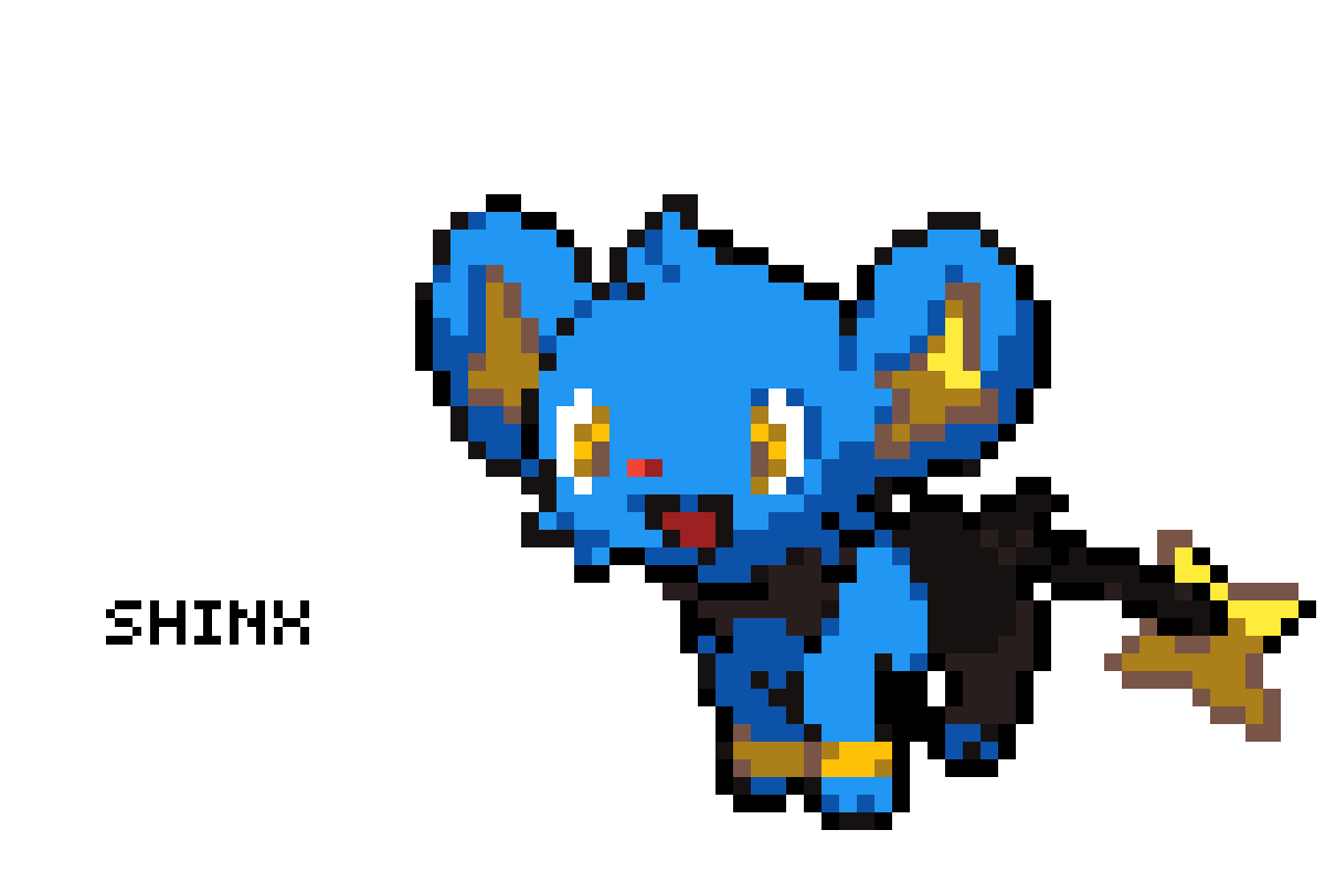 Pixilart - Shinx by RicaRiz05