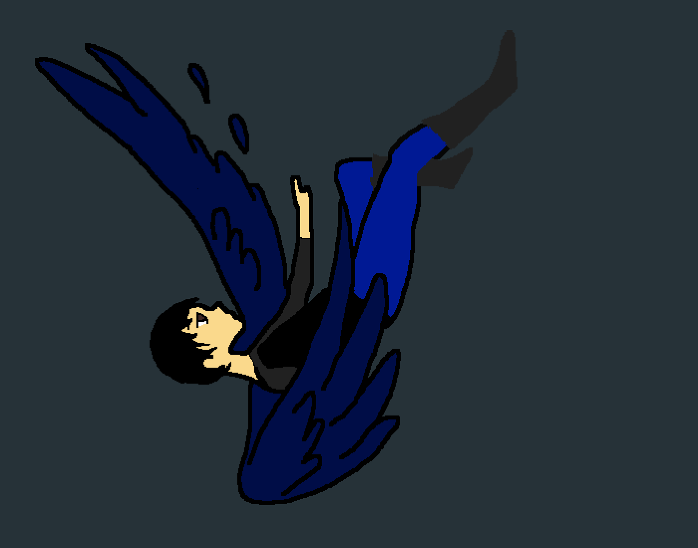 Editing falling angle - Free online pixel art drawing tool - Pixilart