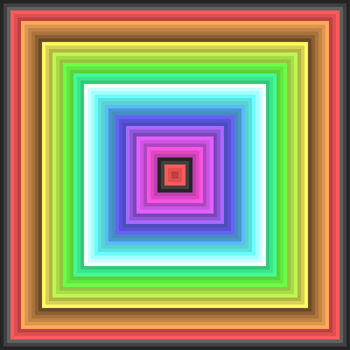 Pixilart - ugly rainbow by why-school