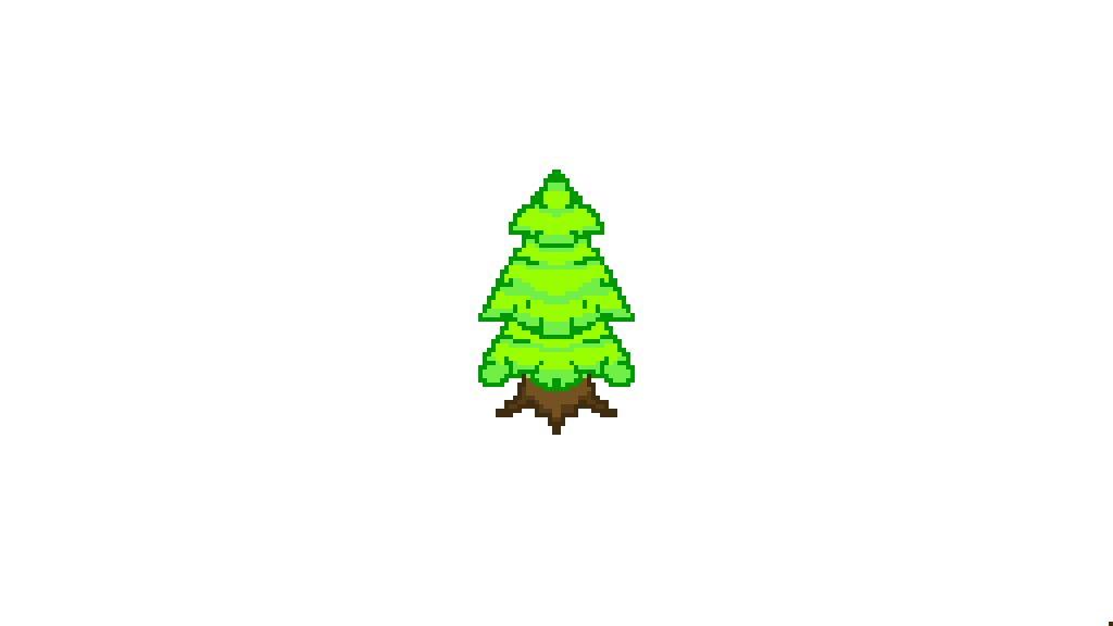 Editing 8 bit tree - Free online pixel art drawing tool - Pixilart