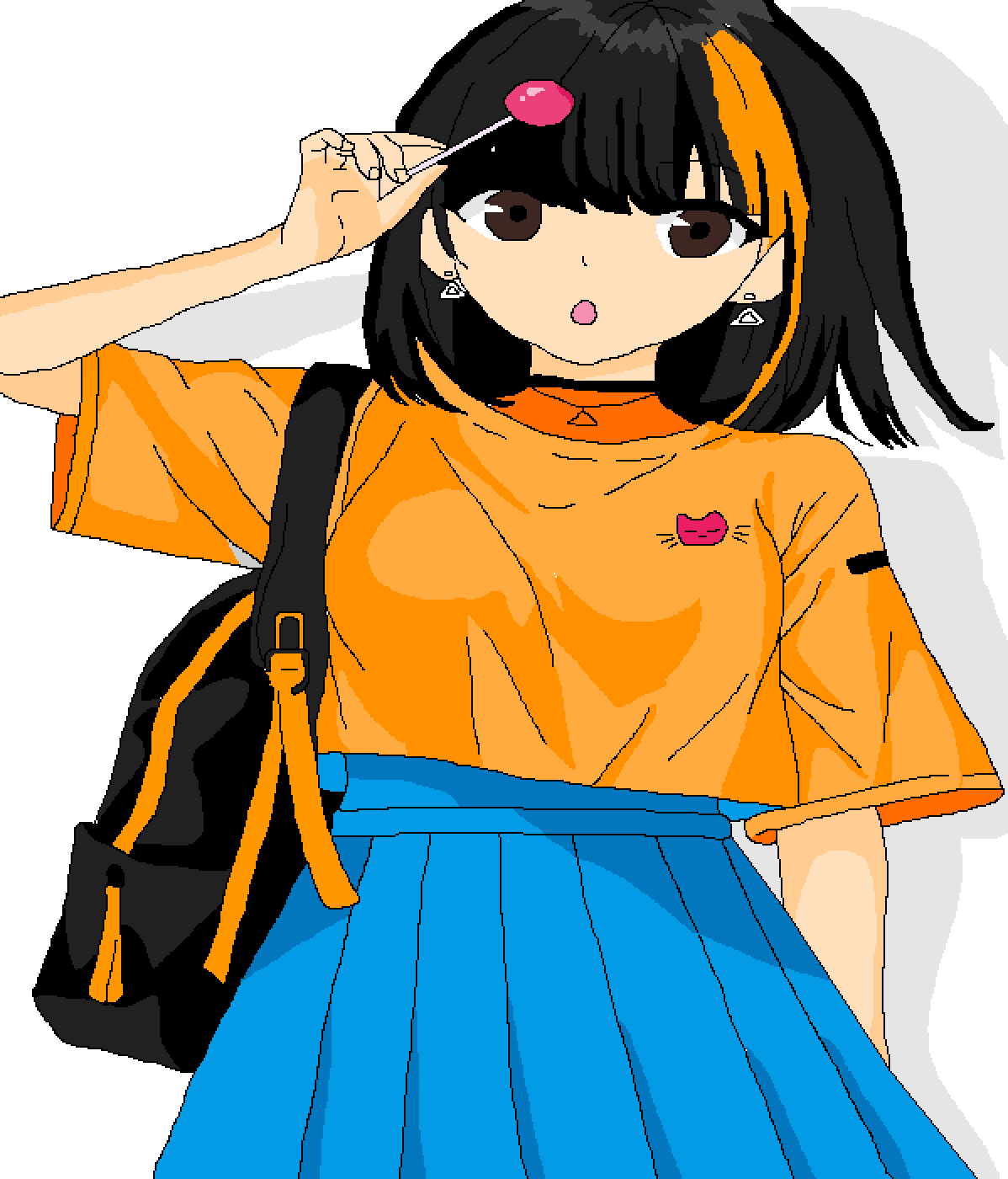 Editing Cassidy from fnaf - Free online pixel art drawing tool - Pixilart