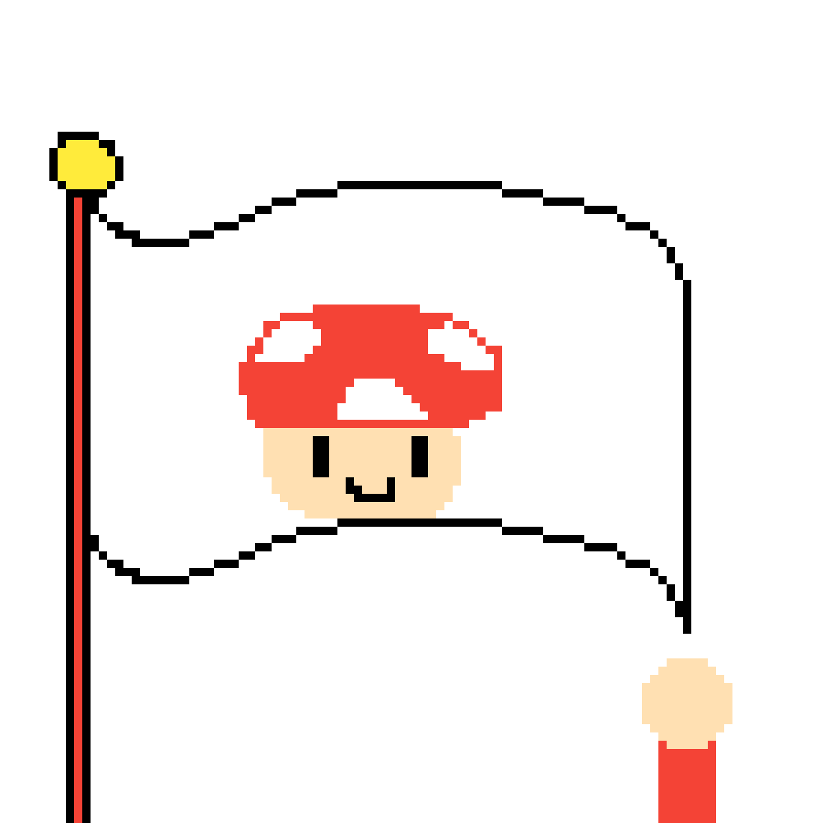 Pixilart - Mario Flag :) by AmacsizOyuncu