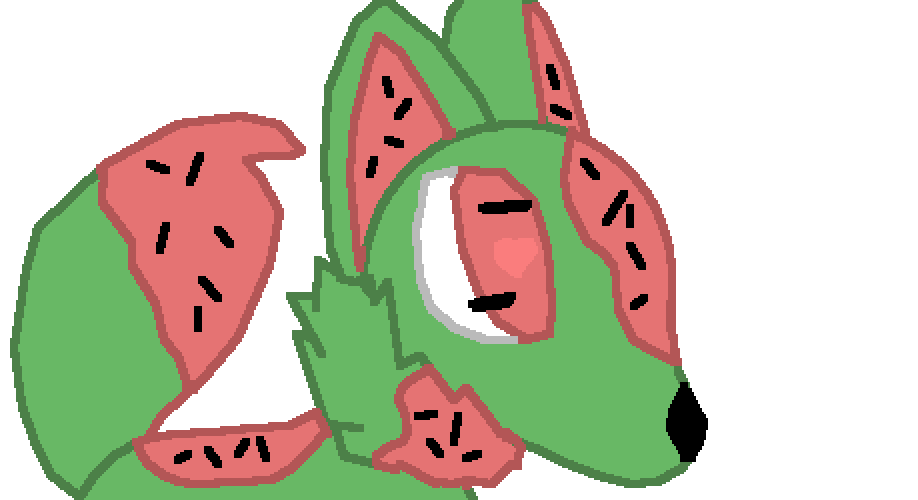 Pixilart - Watermelon ( New oc! ) by Sailor-Sky