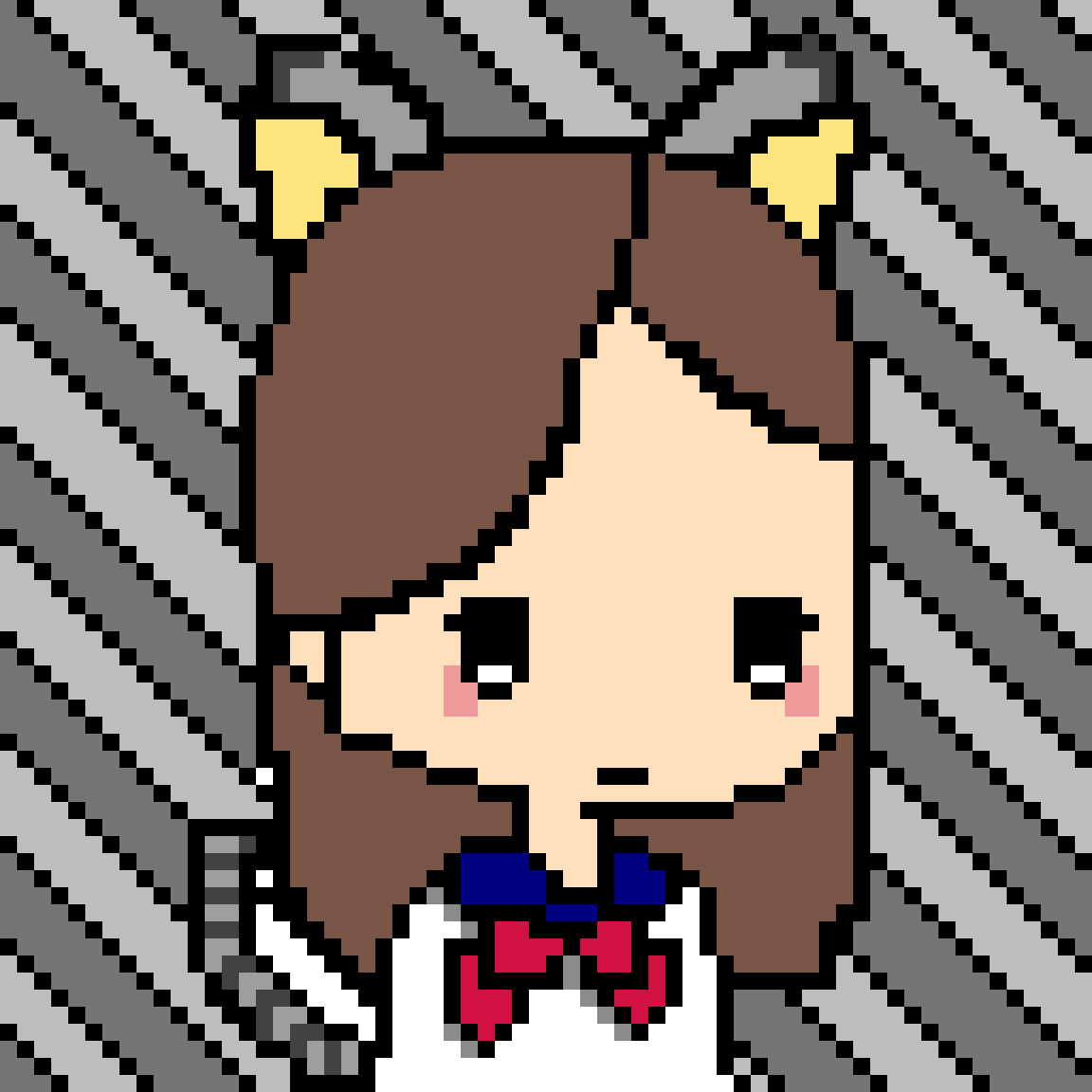 Edición Cat Girl - Herramienta gratuita de dibujo en línea de pixel art ...