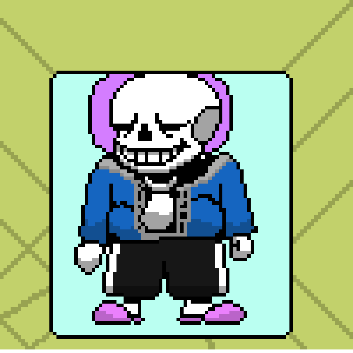 Pixilart - sleeping sans by Chillcheese