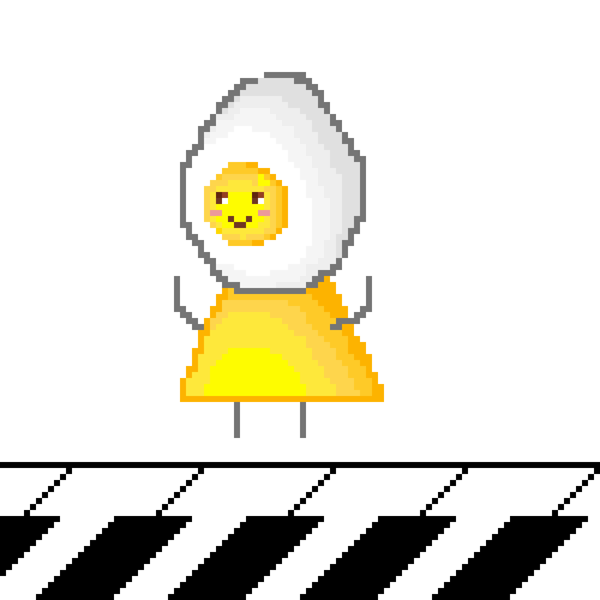 Pixilart - egg girl by sapiens