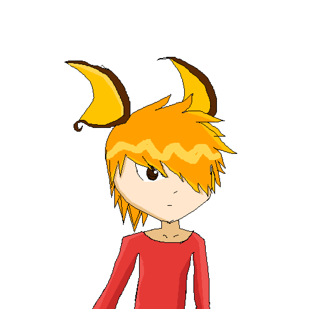 Pixilart - OC: Raichu or Rai for short and Pika's rival by Pika