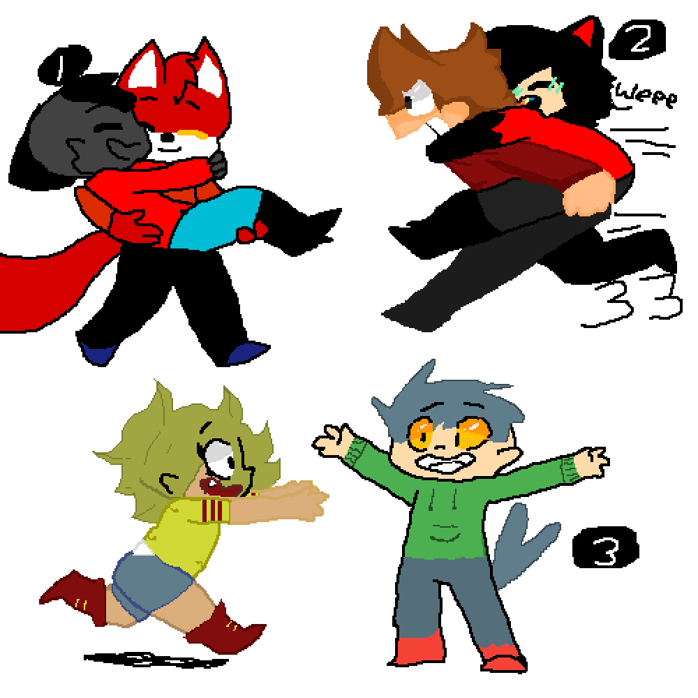 Pixilart - Cute Collab by Red-Bowze