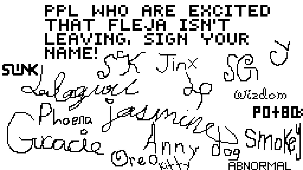 Editing Sign Your Name! - Free online pixel art drawing tool - Pixilart