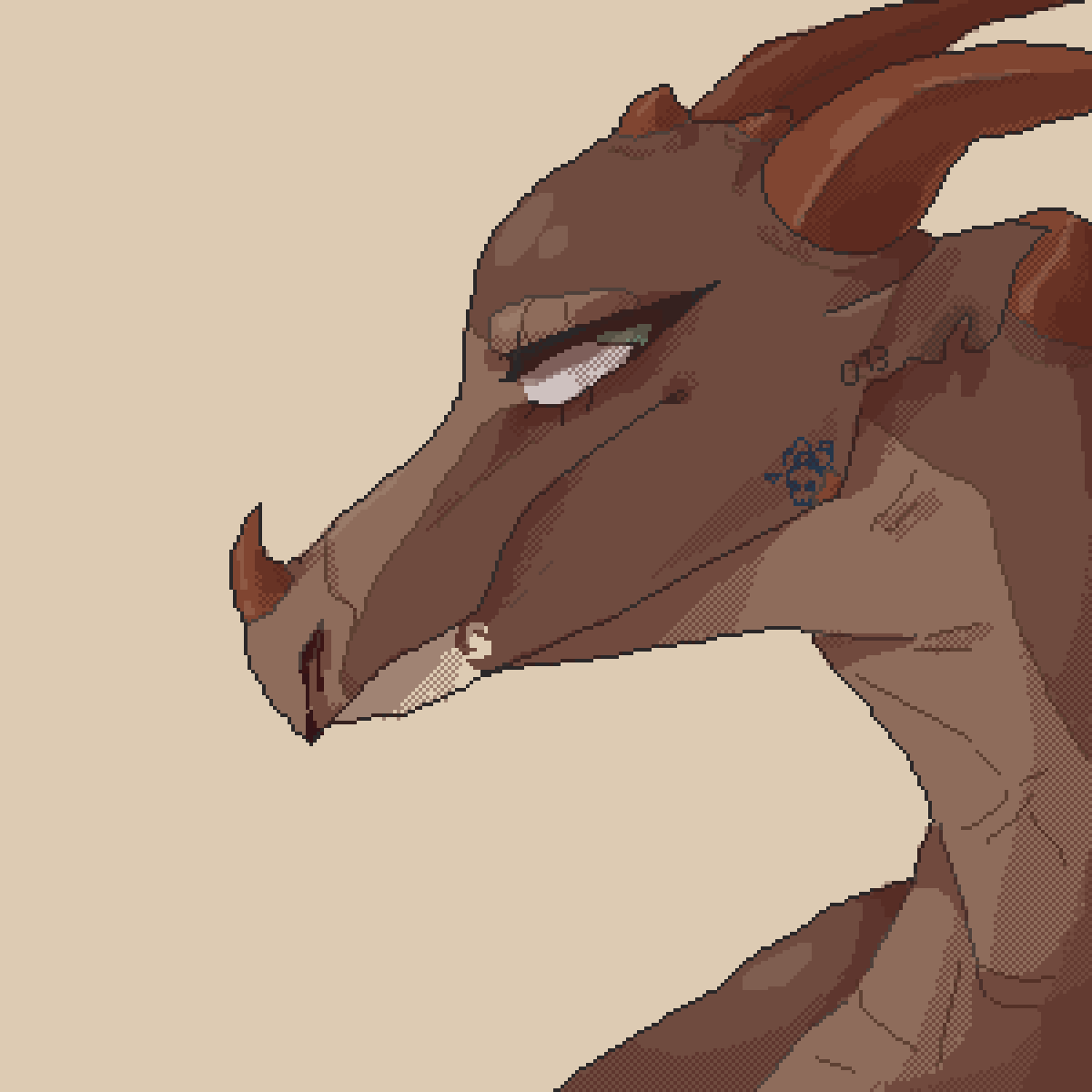 Pixilart - thirteen (request) by sapphire