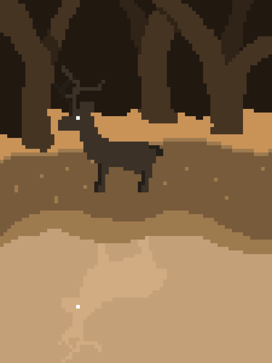 Pixilart - Elk At The Lake by SquidArt