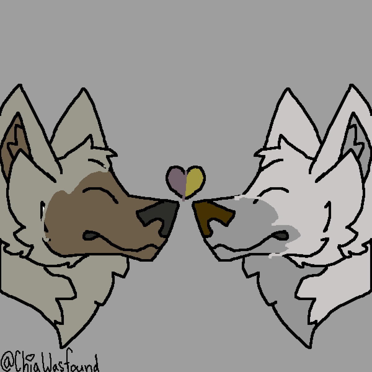 Pixilart - Ox x windra by NEONFOXo