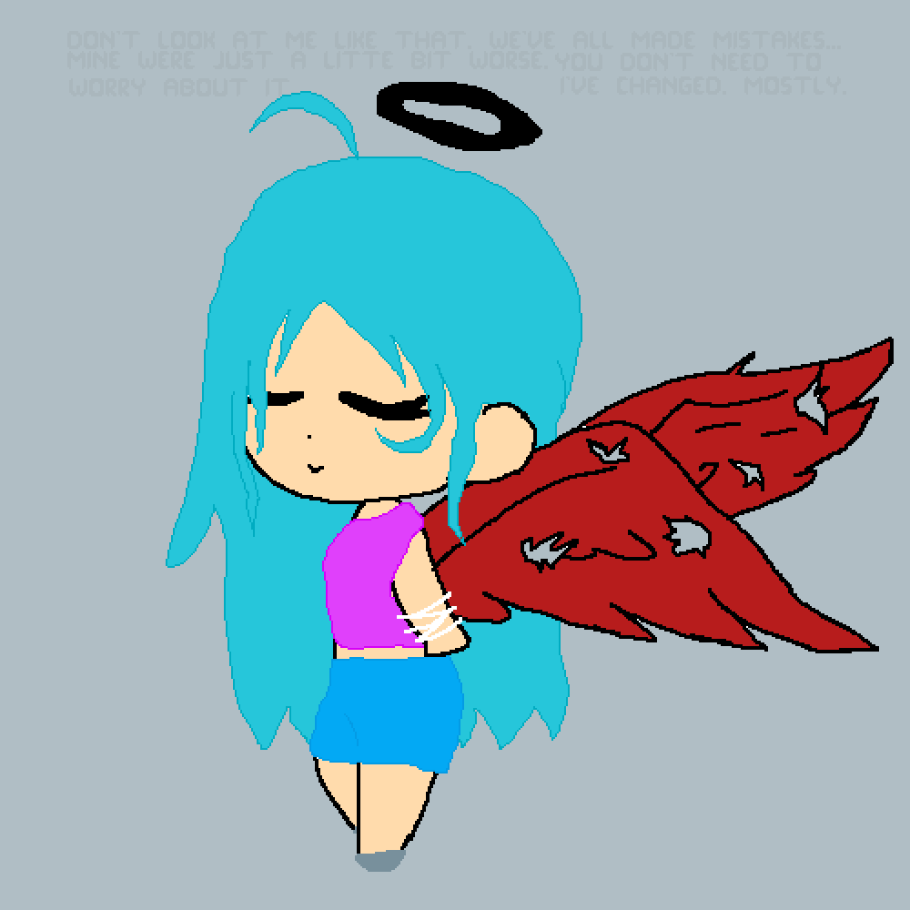 Editing Fallen Angel - Free online pixel art drawing tool - Pixilart