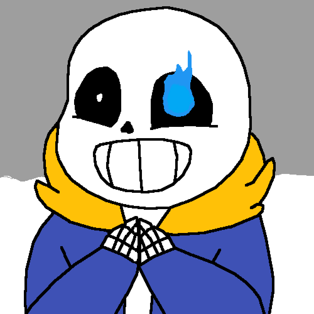 Pixilart - Sans In Full Color by Among-Guy