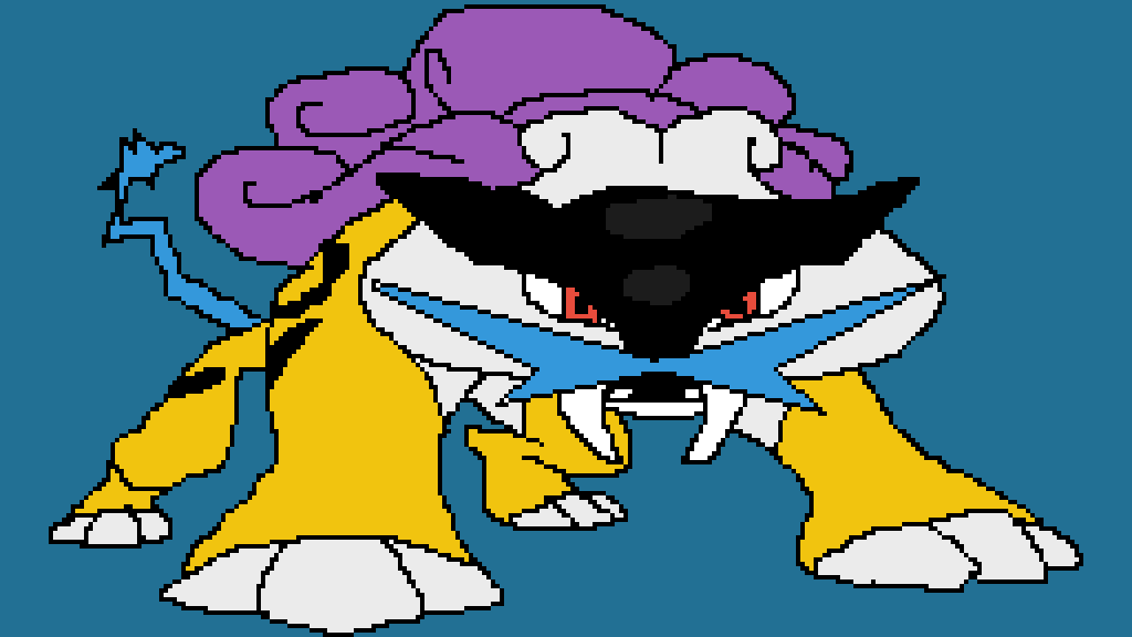 Pixilart - Raikou by TashaDraws